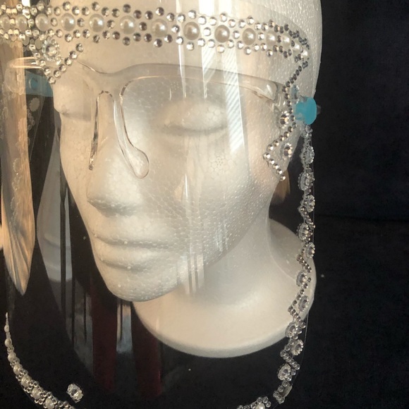 Accessories | Blinged Face Shield | Poshmark